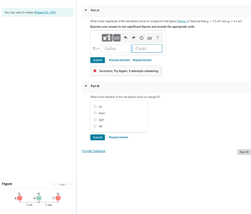 Solved What is the magnitude of the net electric force on | Chegg.com