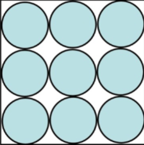 Solved A cubical pattern of grain packing is illustrated | Chegg.com