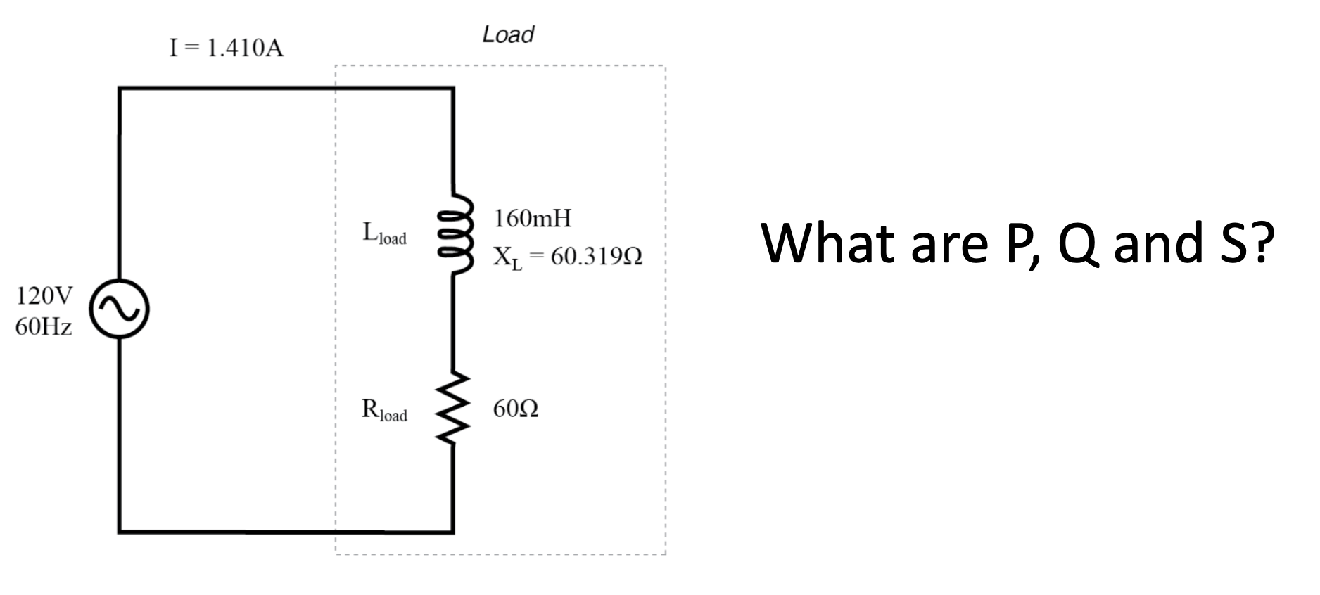 Solved What are P, ﻿Q and S?P=ture powerQ = ﻿reactive powerS | Chegg.com