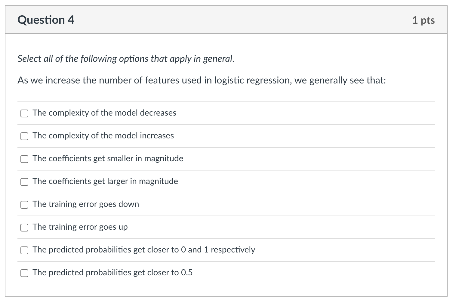 Solved Consider a simplified logistic regression model for | Chegg.com