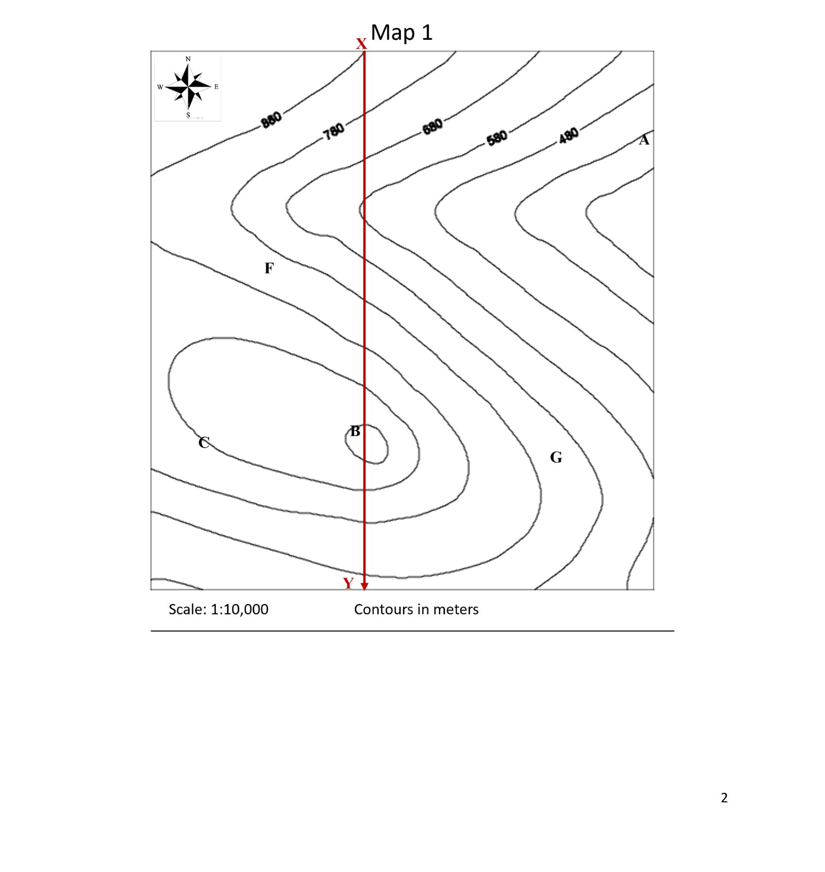 Solved Date: 26/11/2023 Part 1 Use Map 1 for this exercise. | Chegg.com
