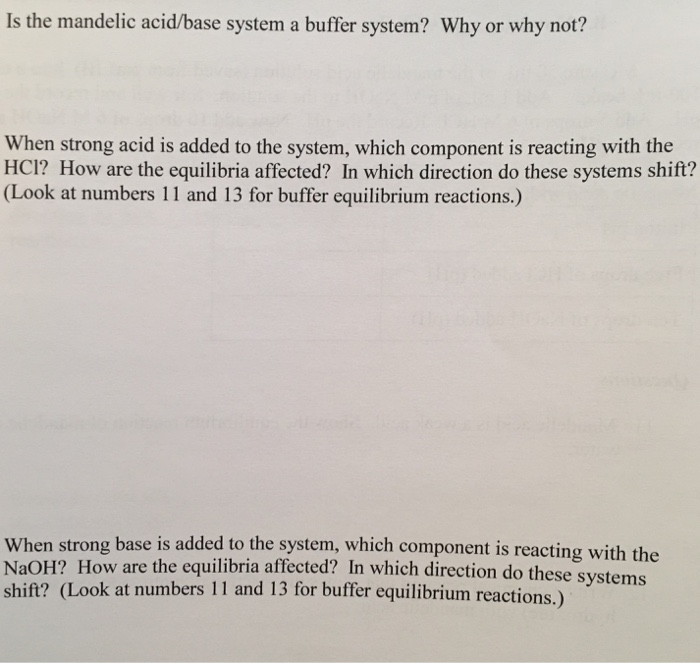 Solved Mandelic acid is a weak acid. Show the equilibrium | Chegg.com