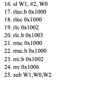 Solved For problems 1 through 34, give the Z and C flags and | Chegg.com