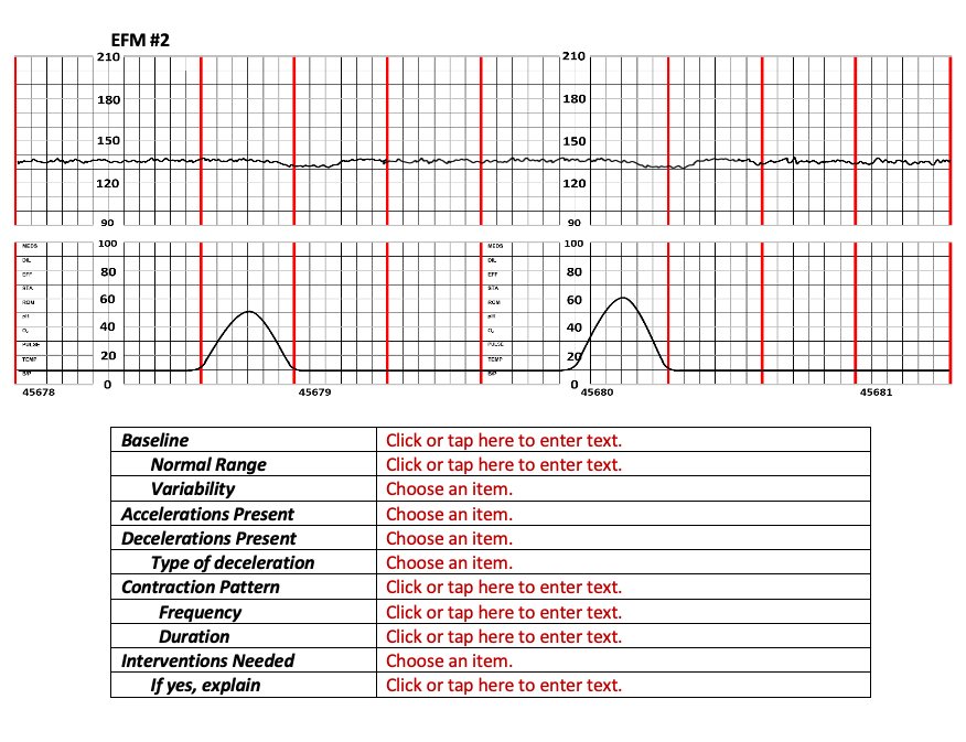 Solved EFM \#2 \begin{tabular}{|c|l|} \hline Baseline & | Chegg.com