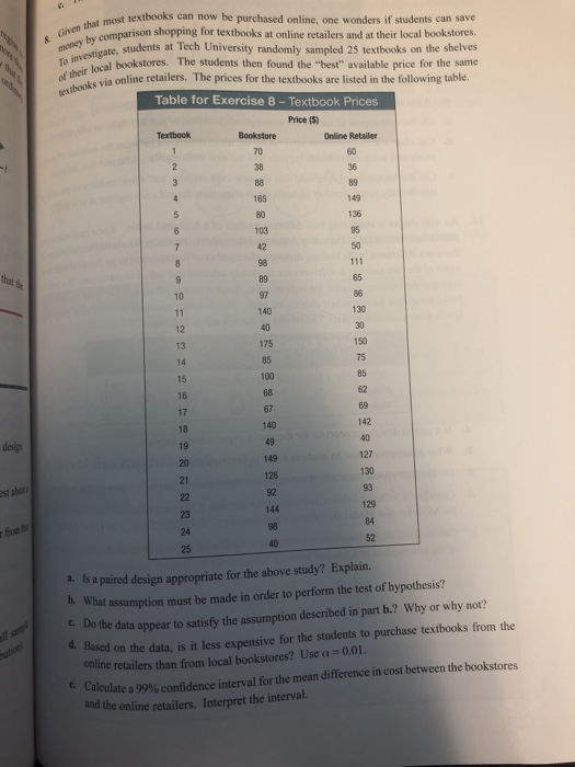 Solved hat most textbooks can now be purchased online, one | Chegg.com