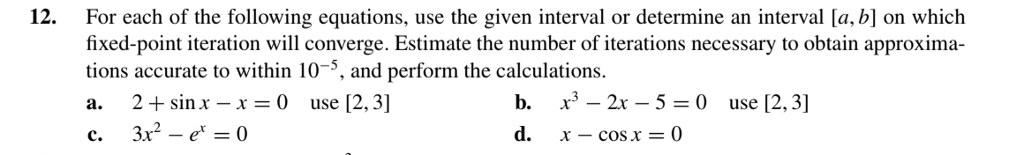 Solved 12. For each of the following equations, use the | Chegg.com