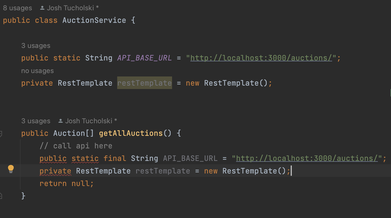 Solved There are two variables declared for you at the top | Chegg.com