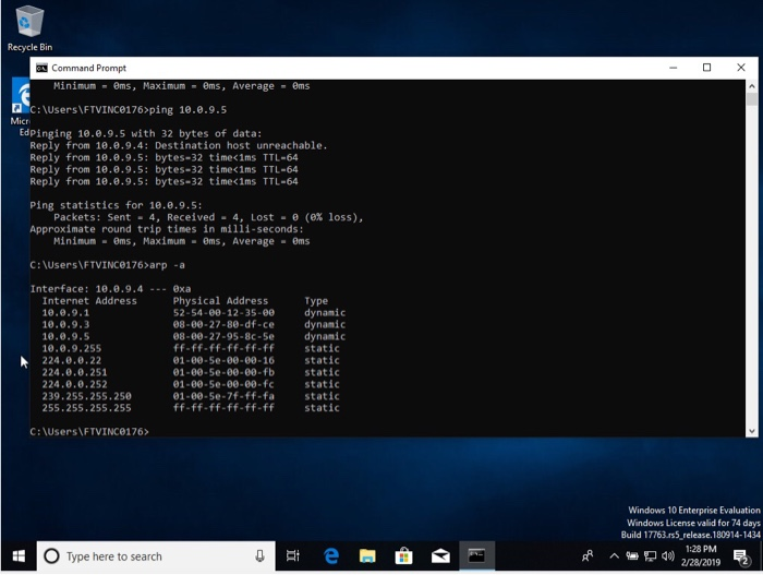 Solved Part 1. Exploring ARP Spoofing Answer questions 1 and | Chegg.com