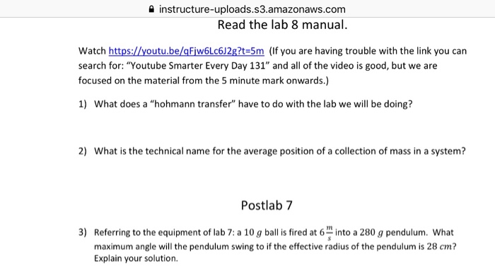 Solved 0 instructure-uploads.s3.amazonaws.com Read the lab 8 | Chegg.com