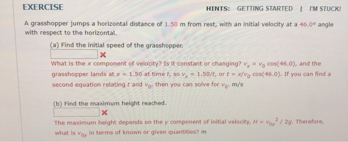 Solved EXERCISE HINTS: GETTING STARTED I IM STUCK! | Chegg.com