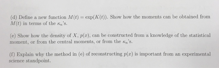 Solved 3. Consider the normal (Gaussian) distribution with | Chegg.com