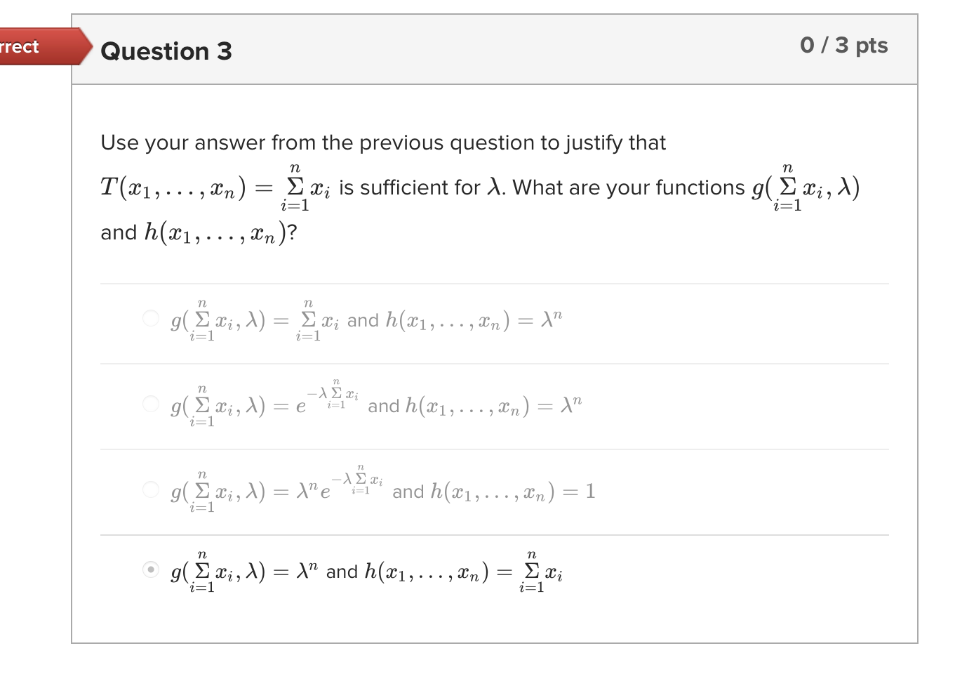Solved Use your answer from the previous question to justify | Chegg.com
