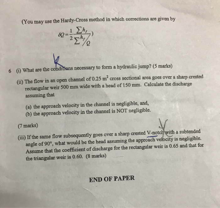 Solved (You may use the Hardy-Cross method in which | Chegg.com