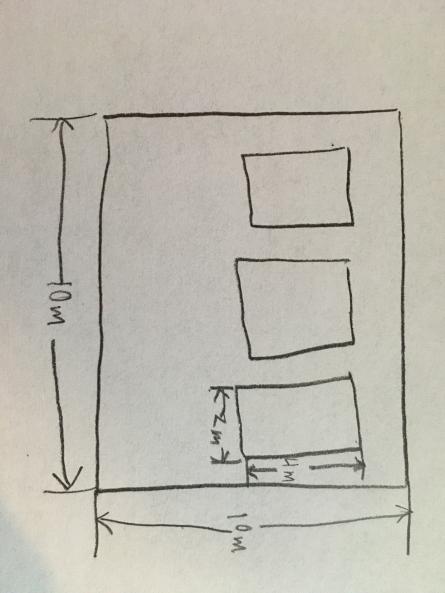 Solved The wall of a building has an area of 100 m2 . The | Chegg.com