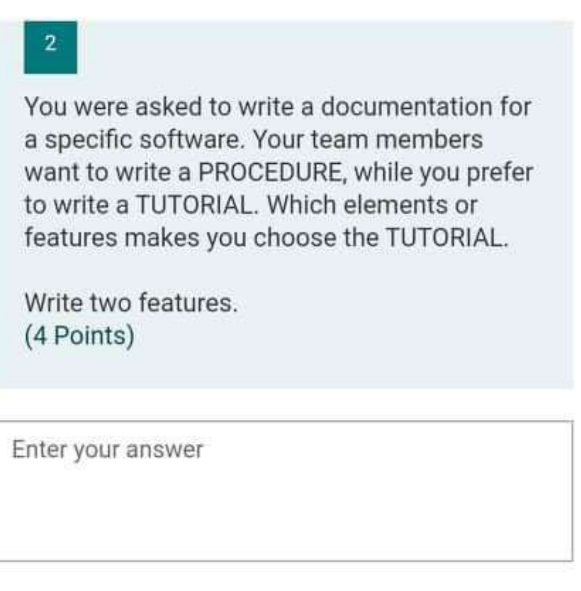 Solved You were asked to write a documentation for a | Chegg.com