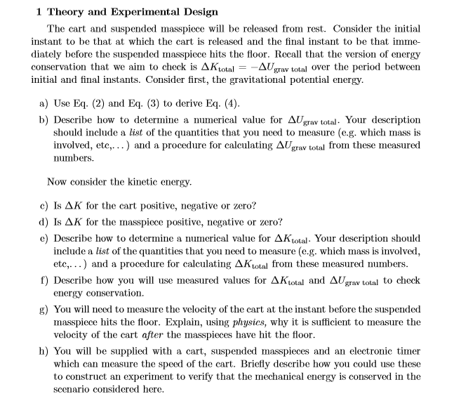 Solved Laboratory 10: Conservation of Energy - Activity The | Chegg.com