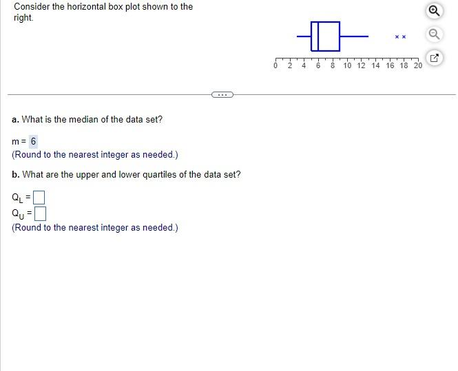 Solved Consider the horizontal box plot shown to the right. | Chegg.com