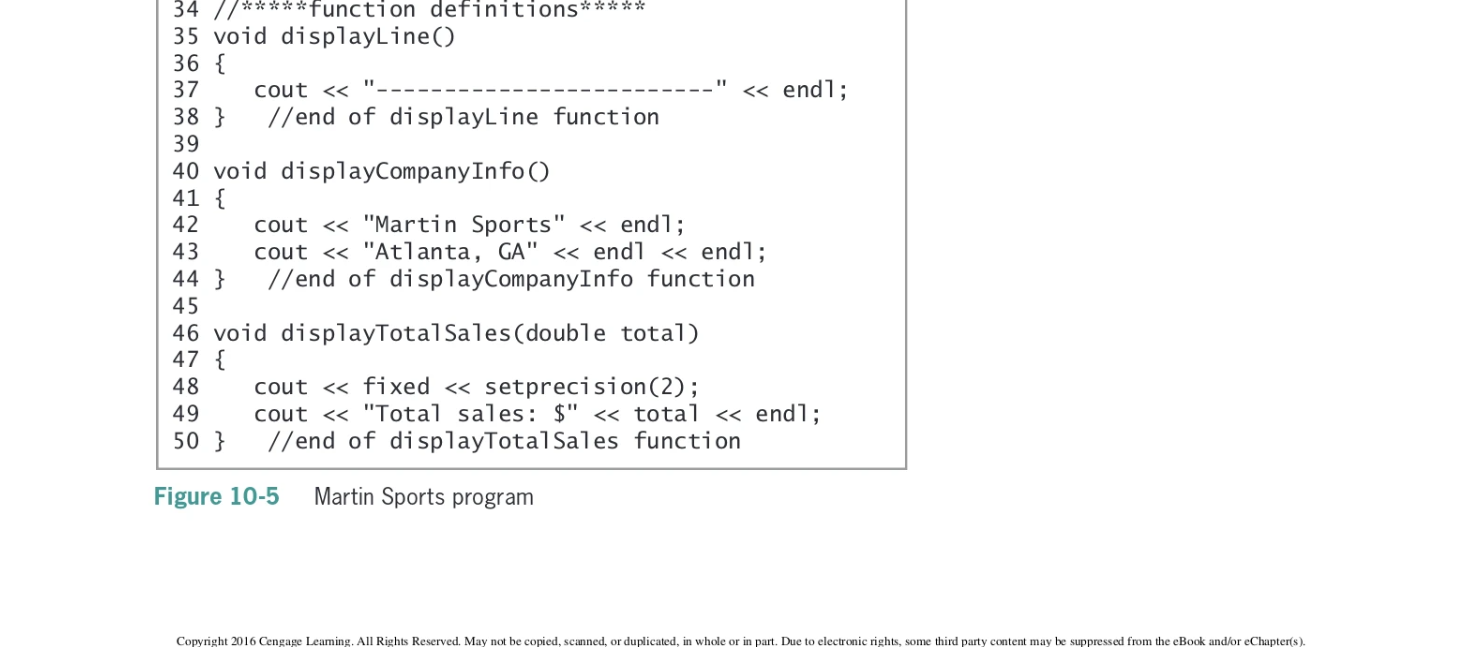 Solved Figure 10-5 shows all of the code entered in the | Chegg.com