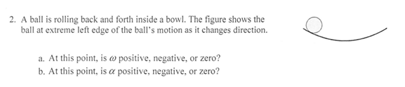 Solved 2. A ball is rolling back and forth inside a bowl. | Chegg.com