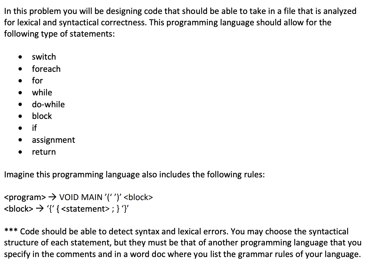 Solved In this problem you will be designing code that | Chegg.com