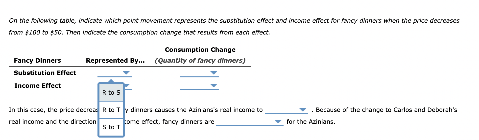 Solved 9. Income and substitution effects Carlos and Deborah | Chegg.com