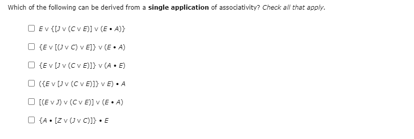3. Rules of Replacement - Associativity (Assoc) | Chegg.com 3. Rules of Replacement - Associativity (Assoc) | Chegg.com