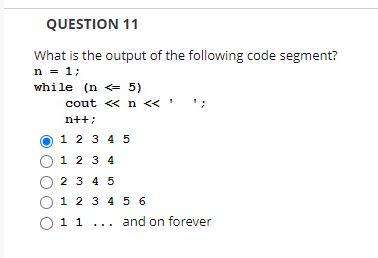 Solved QUESTION 5 How many times will the following loop | Chegg.com
