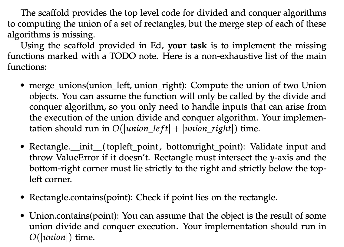 Solved Problem 1. We want to design a divide and conquer | Chegg.com