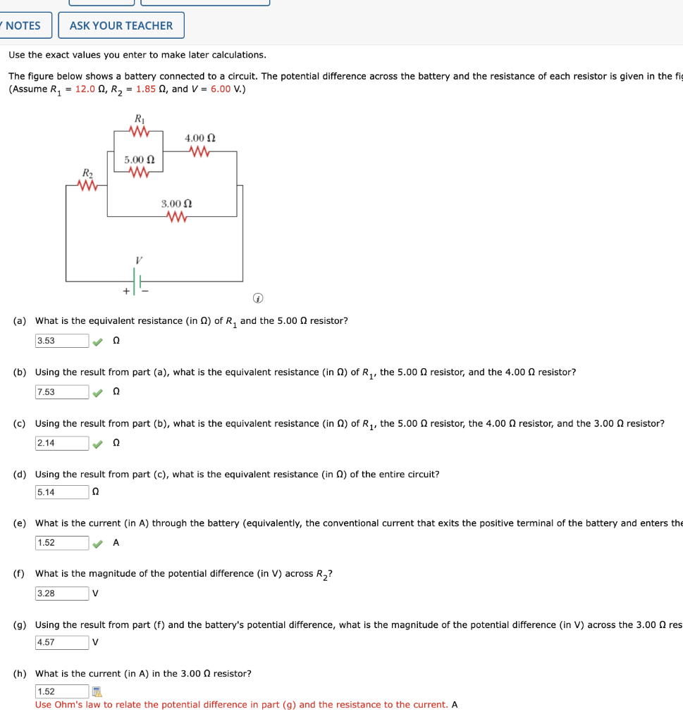 Solved Use the exact values you enter to make later | Chegg.com