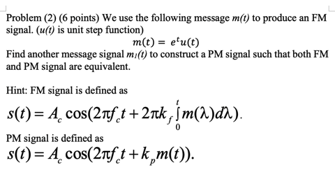 Solved Problem (2) (6 points) We use the following message | Chegg.com