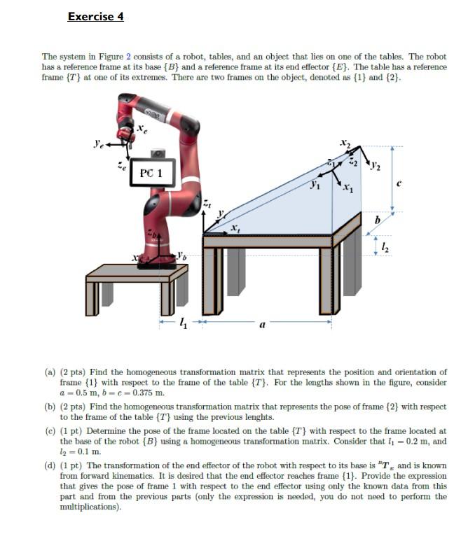 Solved The system in Figure 2 consists of a robot, tables, | Chegg.com