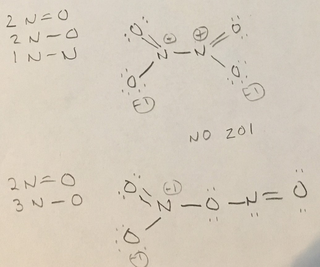 N2o2 Lewis Structure