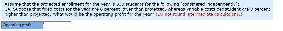Solved Problem 3-53 (Algo) CVP Analysis-Sensitivity Analysis | Chegg.com