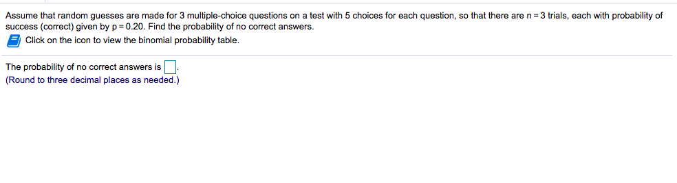 Solved Assume that random guesses are made for 3 | Chegg.com