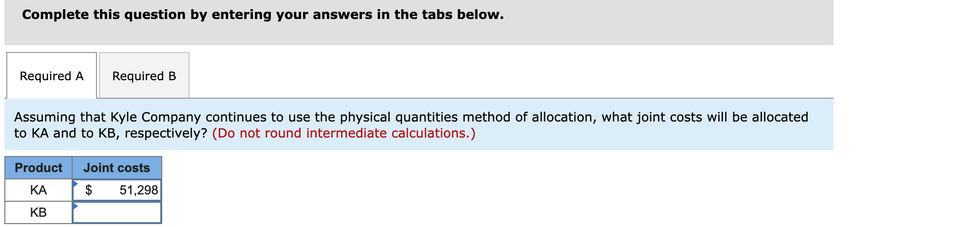 Solved Exercise 11-52 (Algo) Physical Quantities Method; | Chegg.com