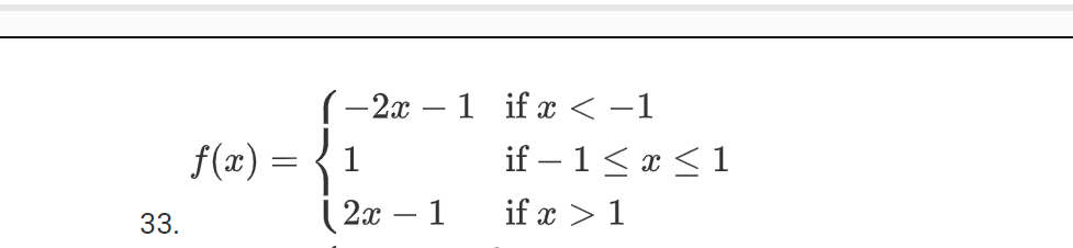 Solved Piecewise linear functions Graph the | Chegg.com
