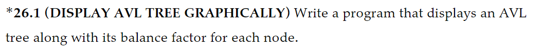 Solved ***This needs to be JavaFX**** 26.1 (Display AVL | Chegg.com