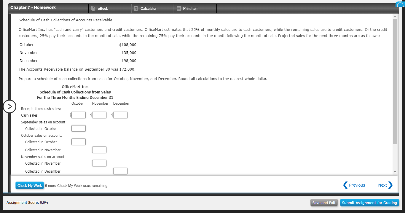 Solved Chapter 7 - Homework eBook Calculator Print Item | Chegg.com