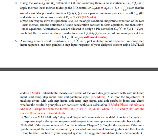 A quadrotor system is shown in Figure 1. The | Chegg.com