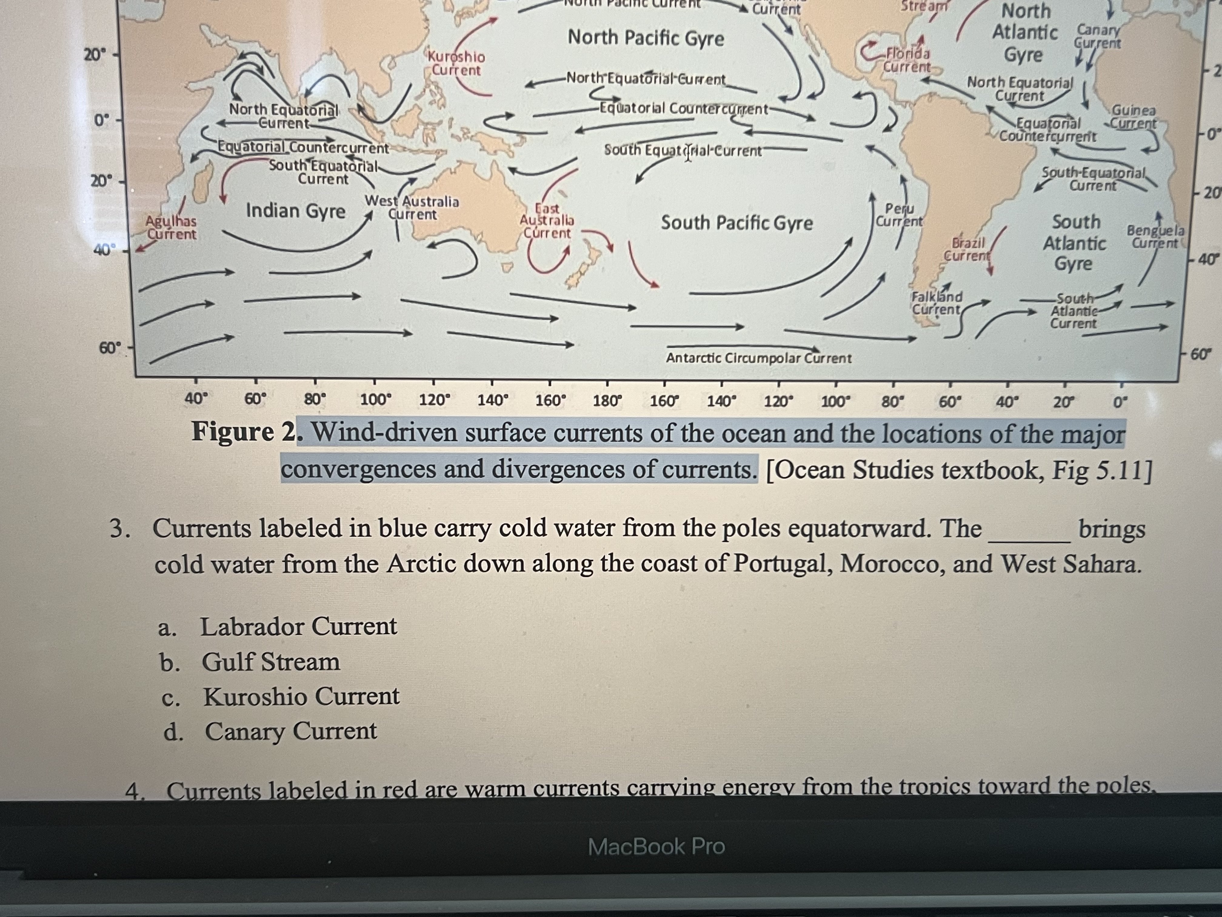 Solved Figure 2. Wind-driven surface currents of the ocean | Chegg.com