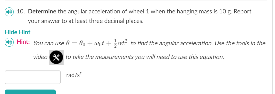 Solved Determine the angular acceleration of wheel 1 when | Chegg.com