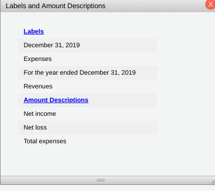 Solved Preparing an Income Statement Instructions Labels and | Chegg.com