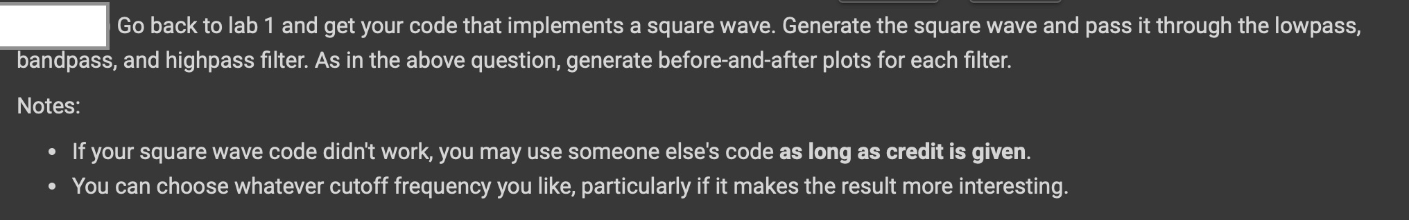 Solved Go back to lab 1 ﻿and get your code that implements a | Chegg.com