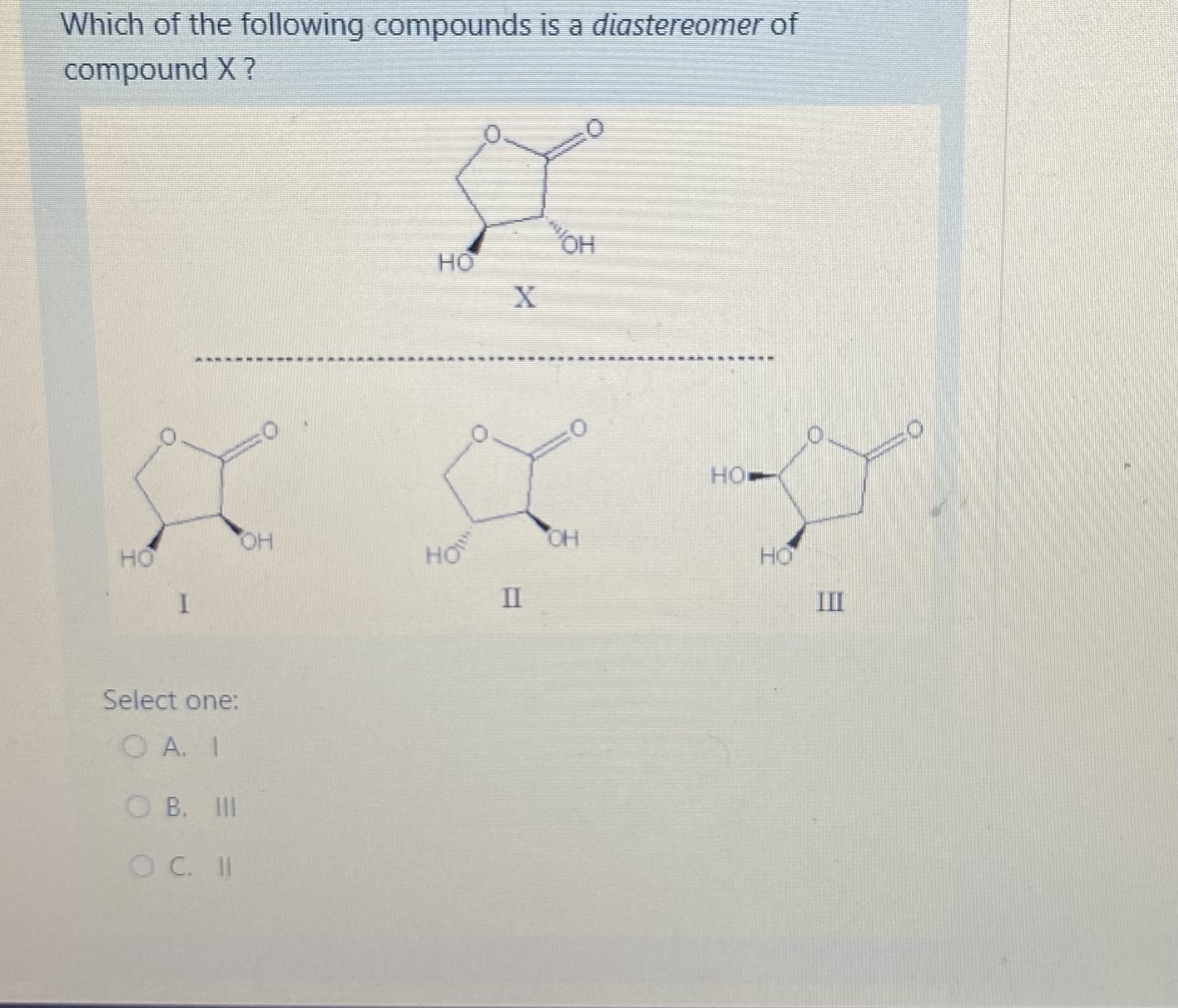 Solved Which of the following compounds is a diastereomer of | Chegg.com