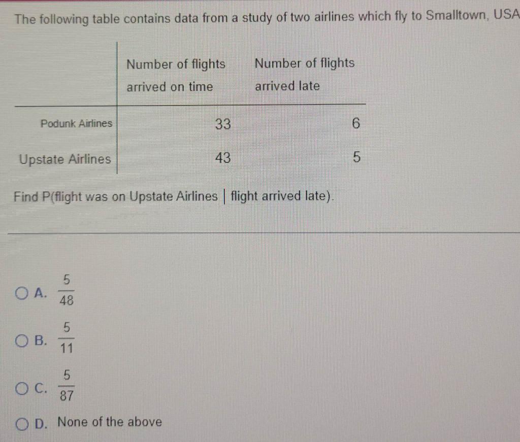 Solved The following table contains data from a study of two | Chegg.com