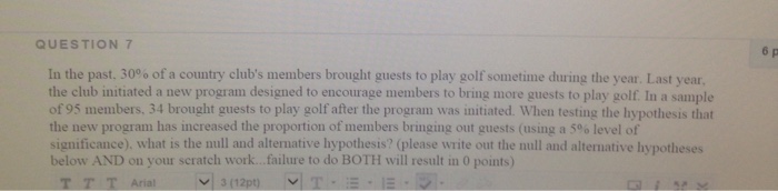 Solved State Ho and Ha and include any formulas used to | Chegg.com