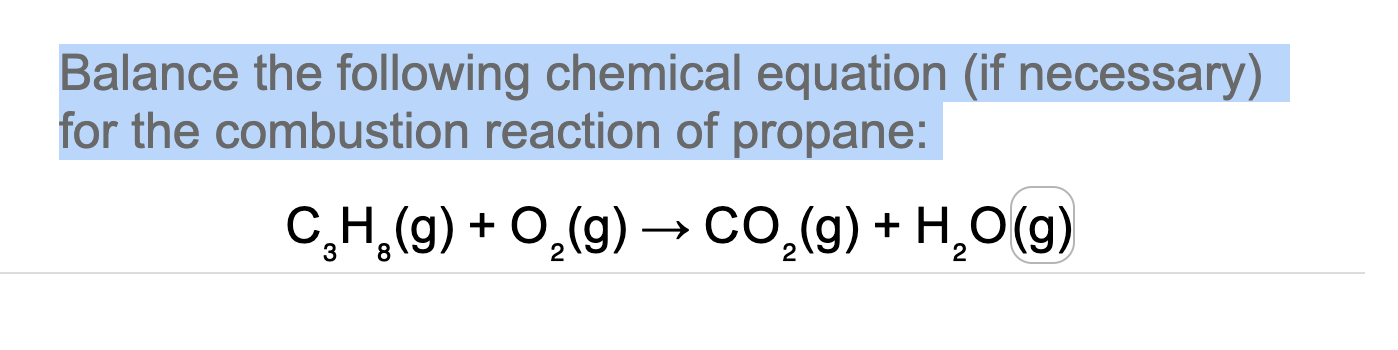 Solved Balance the following chemical equation (if | Chegg.com