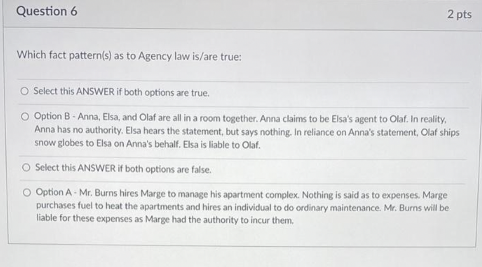 Solved Question 4 2 pts Multiple Answer Options: Select all | Chegg.com