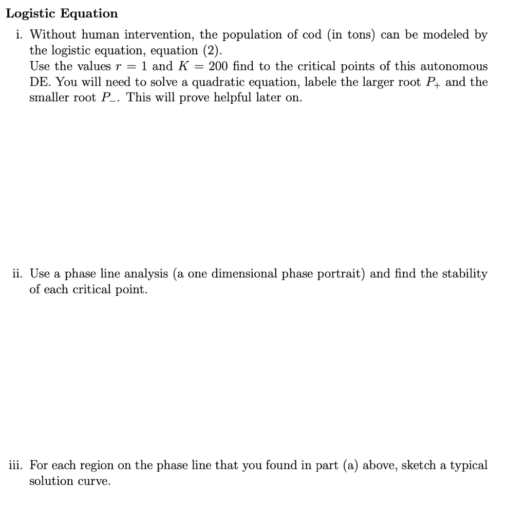 Solved In this exercise you will examine the logistic | Chegg.com