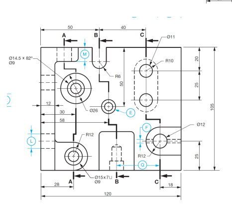 Solved Interpreting Engineering Drawings | Chegg.com